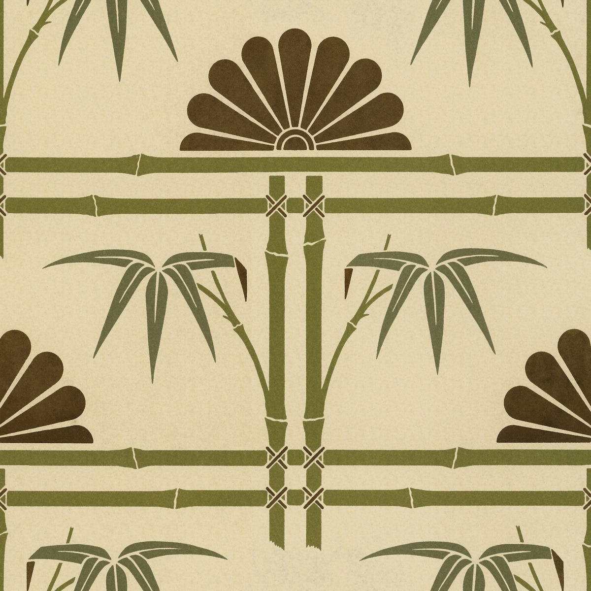 bamboo leaf print wallpaper