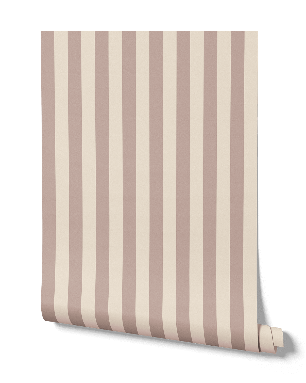 Classic Stripe Wallpaper in Antique Pink | Traditional Striped ...