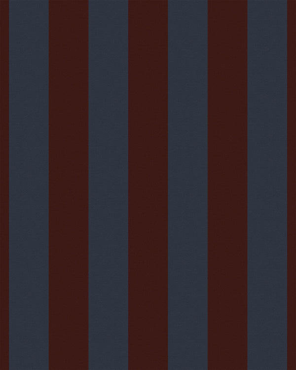 Greenly Living - Classic Stripe Wallpaper in Blue Velvet | Traditional ...