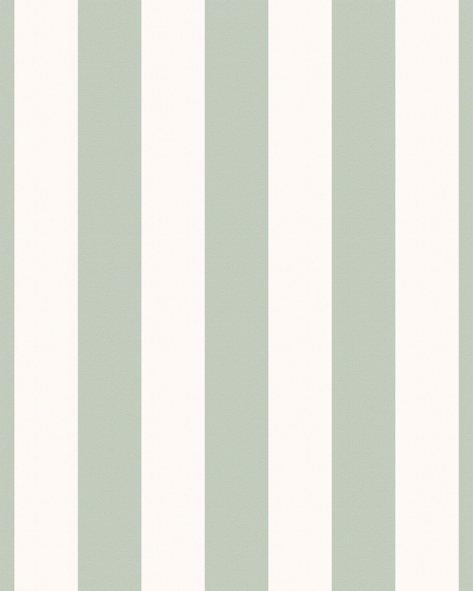 Greenly Living - Classic Stripe Wallpaper in Eucalyptus Green ...