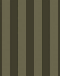 Greenly Living - Classic Stripe Wallpaper in Olive Green | Traditional ...