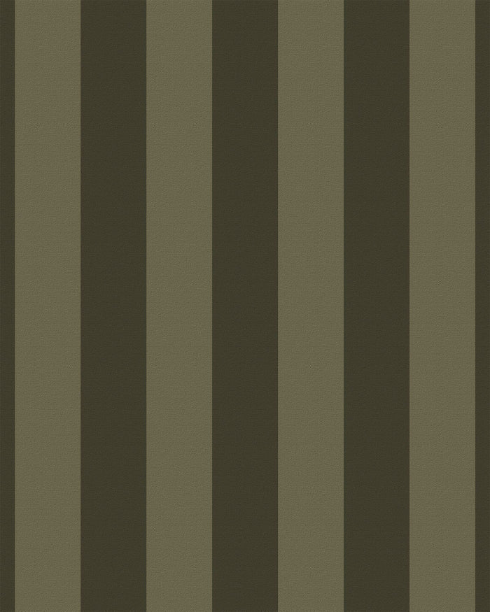 Greenly Living - Classic Stripe Wallpaper in Olive Green | Traditional ...