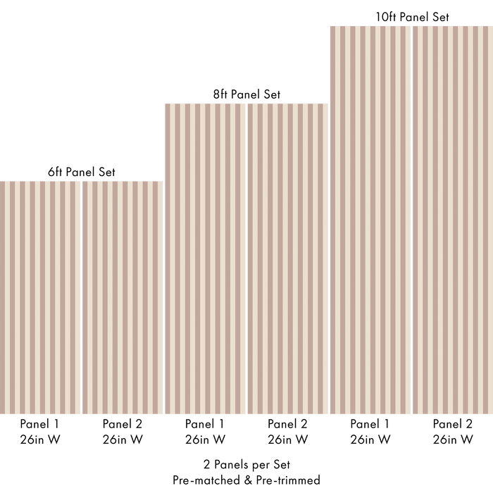 Greenly Living - Classic Stripe Wallpaper in Antique Pink | Traditional ...