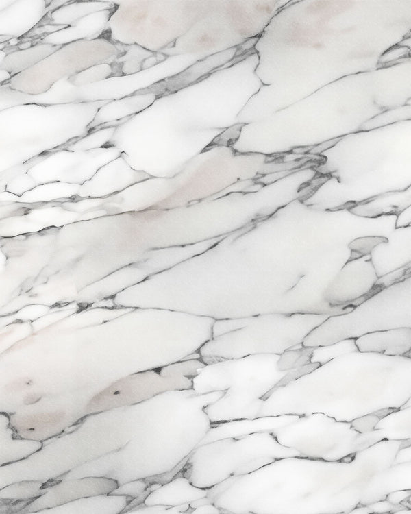 Greenly Living - Carrara White Marble Slab Wallpaper | Luxury Faux ...