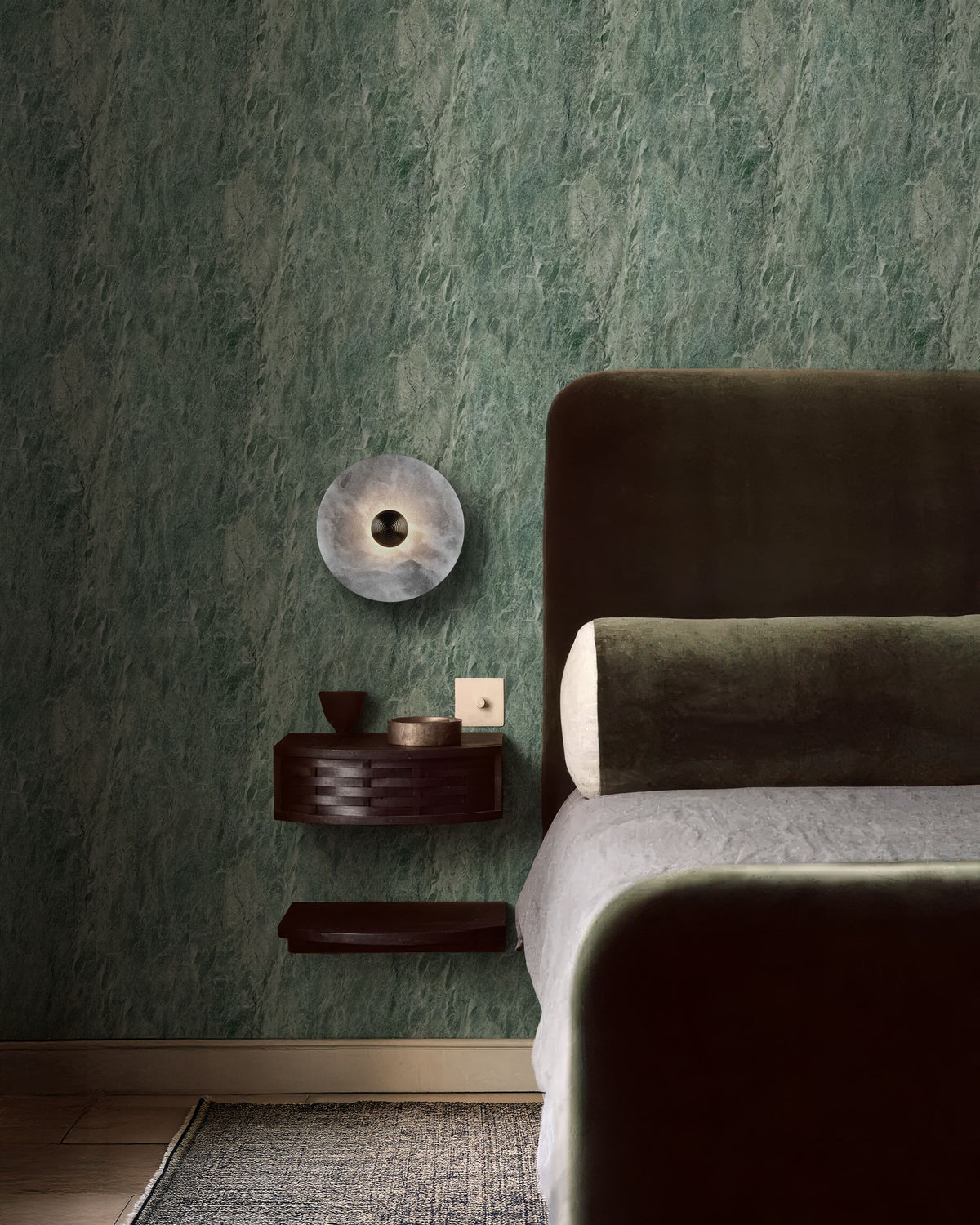 Greenly Living - Sete Mares Green Marble Slab Wallpaper | Luxury Faux ...