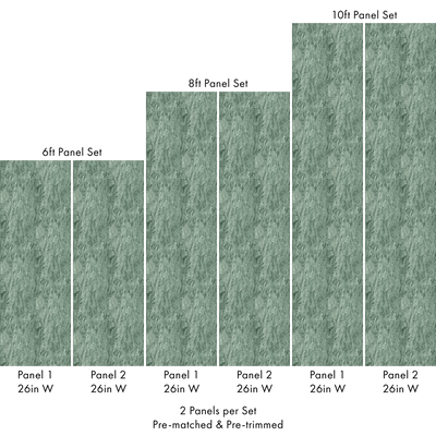 Greenly Living - Sete Mares Green Marble Slab Wallpaper | Luxury Faux ...