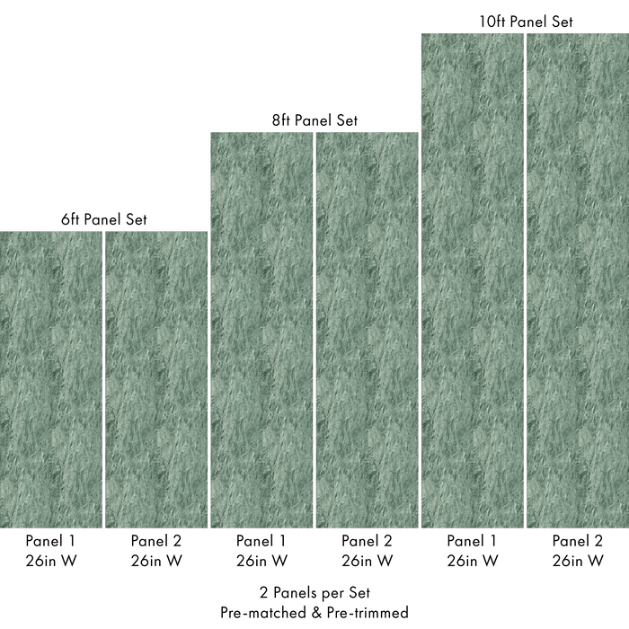 Greenly Living - Sete Mares Green Marble Slab Wallpaper | Luxury Faux ...