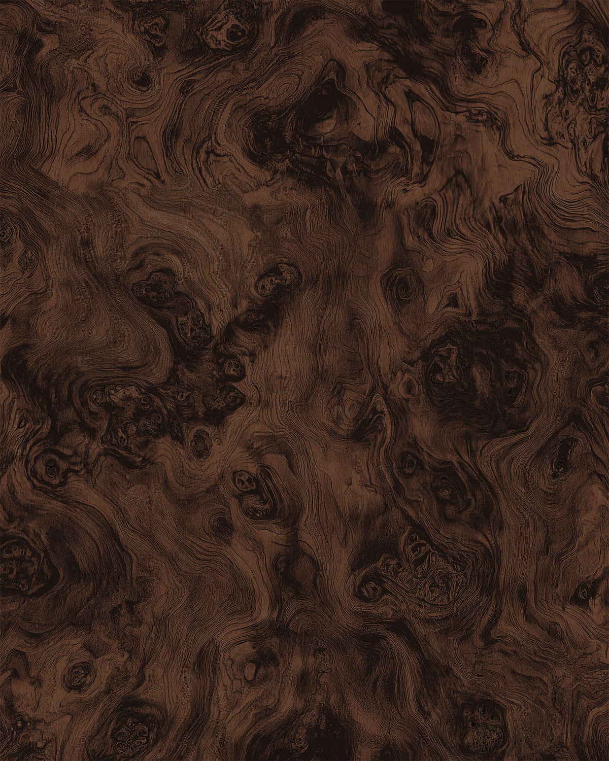 Greenly Living — Burl Wood Wallpaper Mocha Brown | Textured Woodgrain ...