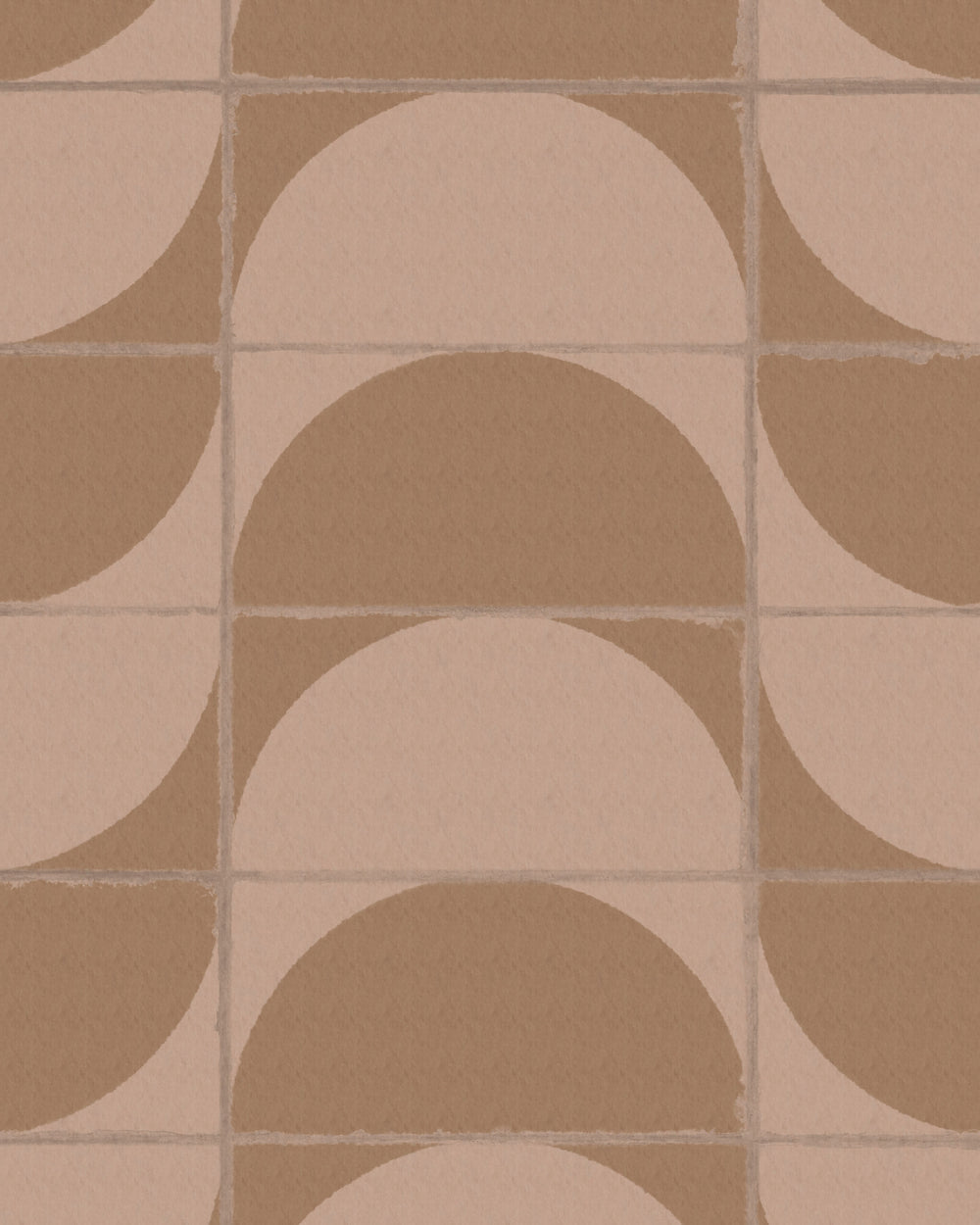 Greenly Living Copacabana Tile Wallpaper in Sandy Beige | Coastal ...