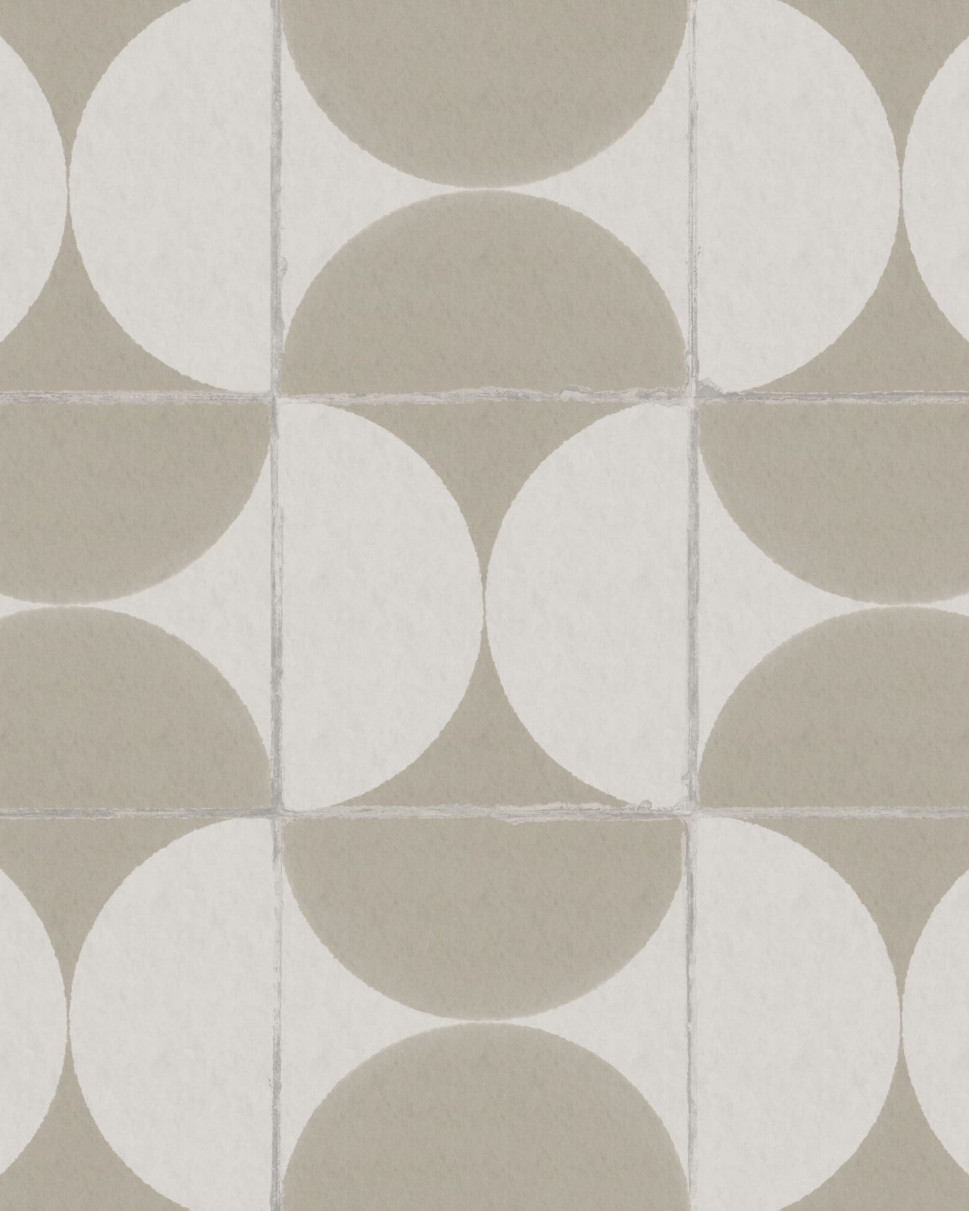 Greenly Living Cusp Tile Wallpaper in Alabaster White | Geometric ...