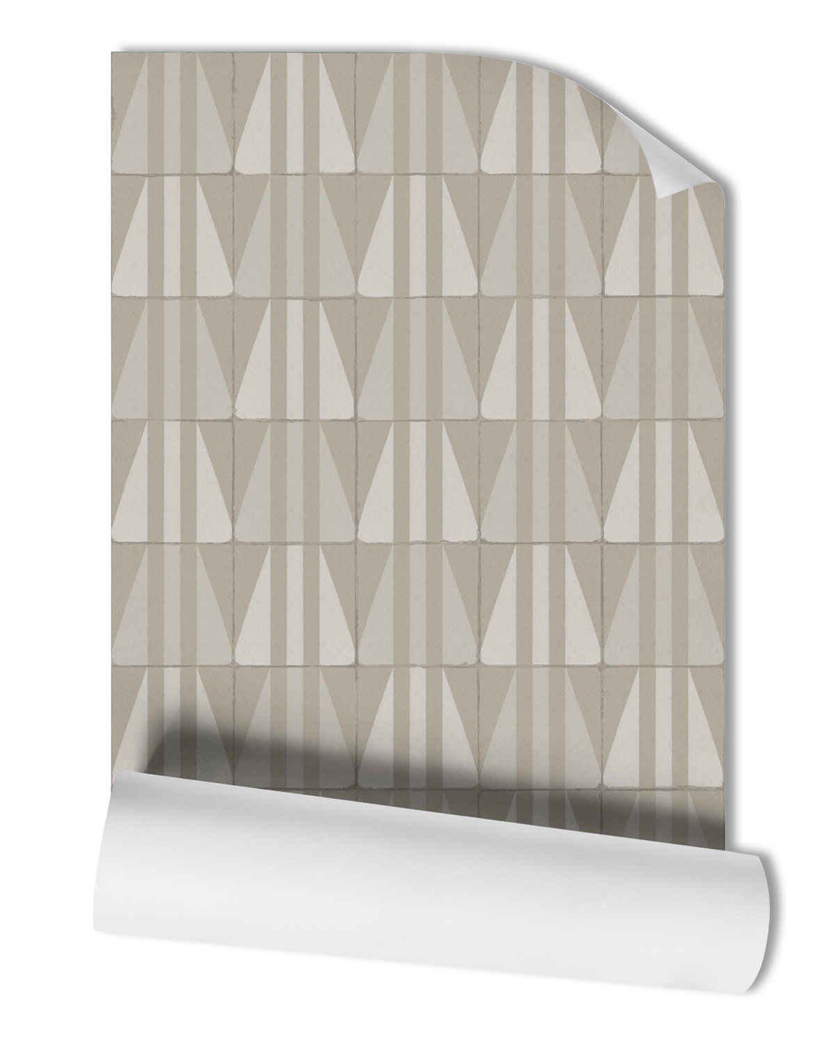 Plaza Tile Wallpaper in Alabaster White | Contemporary Geometric ...