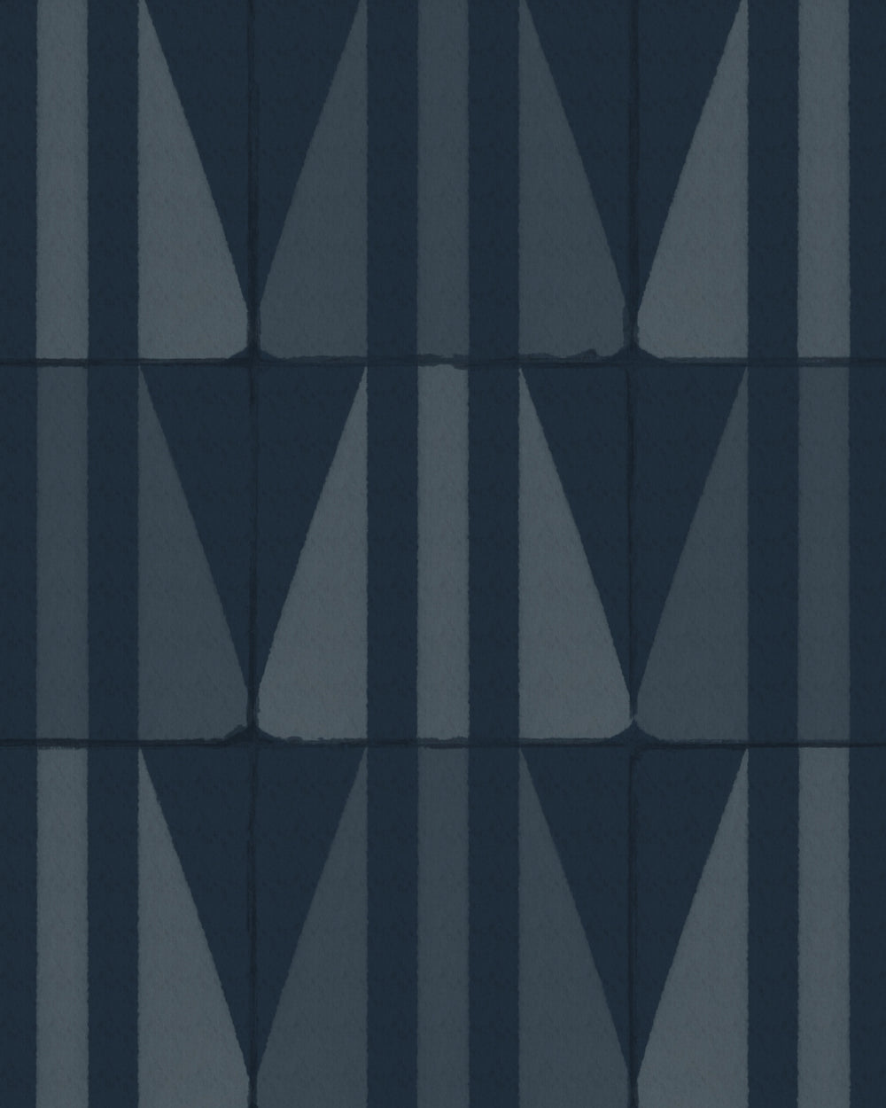 Greenly Living Plaza Tile Wallpaper in Midnight Blue | Vintage ...