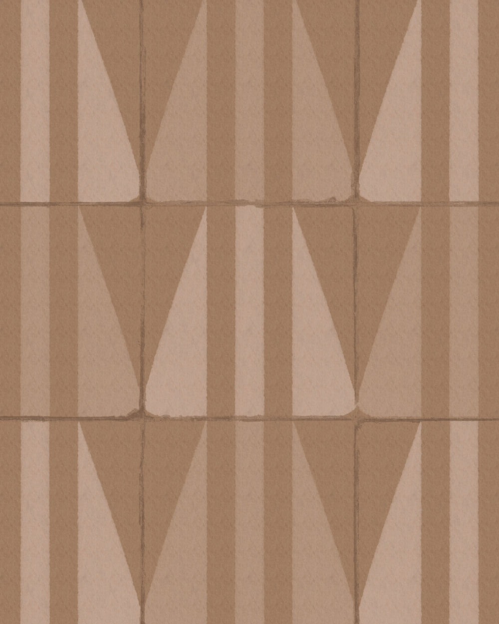 Greenly Living Plaza Tile Wallpaper in Sandy Beige | Vintage Geometric ...