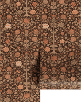 Tree of Life Wallpaper in Copper Brown | Botanical Garden Floral Block ...
